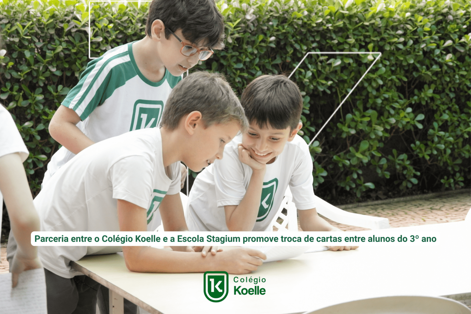 Parceria entre o Colégio Koelle e a Escola Stagium promove troca de ...